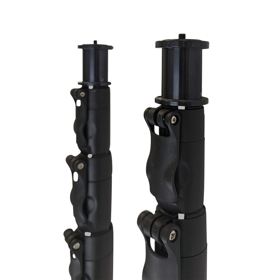 Fibreglass Camera Pole Extendable 1.8mtrs to 6mtrs Lightweight