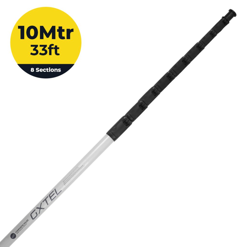 10mtr Fibreglass Telescopic Camera Pole | Lightweight, Sturdy