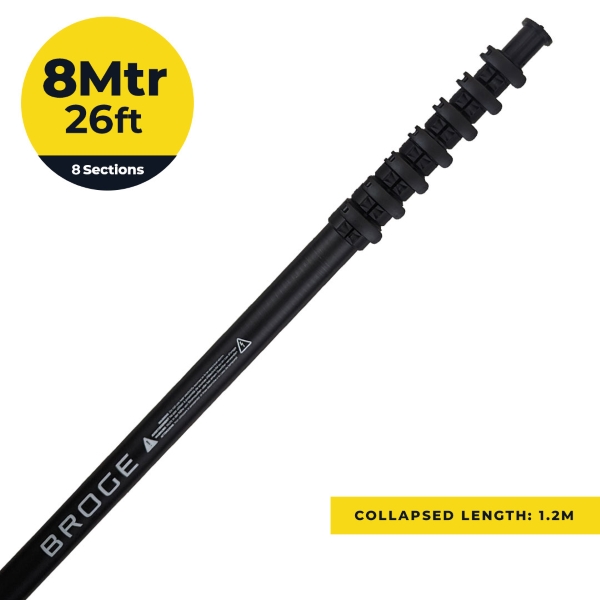 Extendable Camera Poles for Aerial Photography | 13mtr Reach